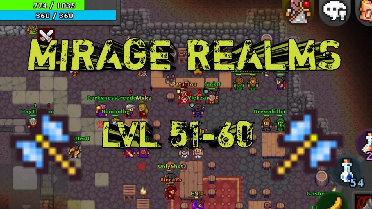 LVL 51-60 MIRAGE REALMS - ROAD TO LVL 100 - YouTube