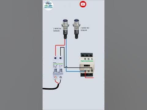 2 Wire Proximity Sensor Magnetic Contactor Connection || Trade Electrician || Shorts - YouTube