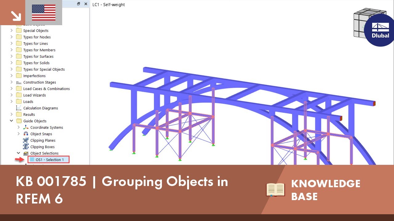 KB 001785 | Grouping Objects in RFEM 6 - YouTube