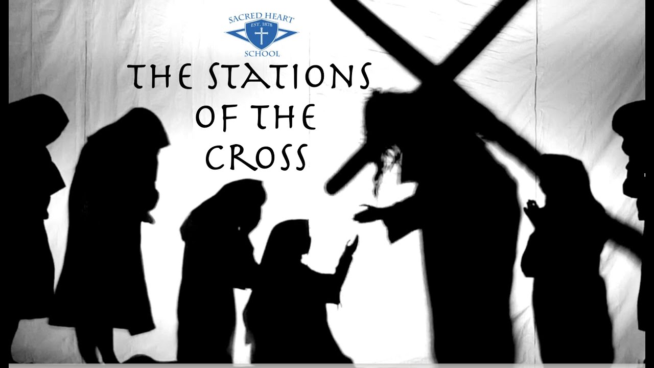The Shadow Stations of the Cross - Sacred Heart School - YouTube
