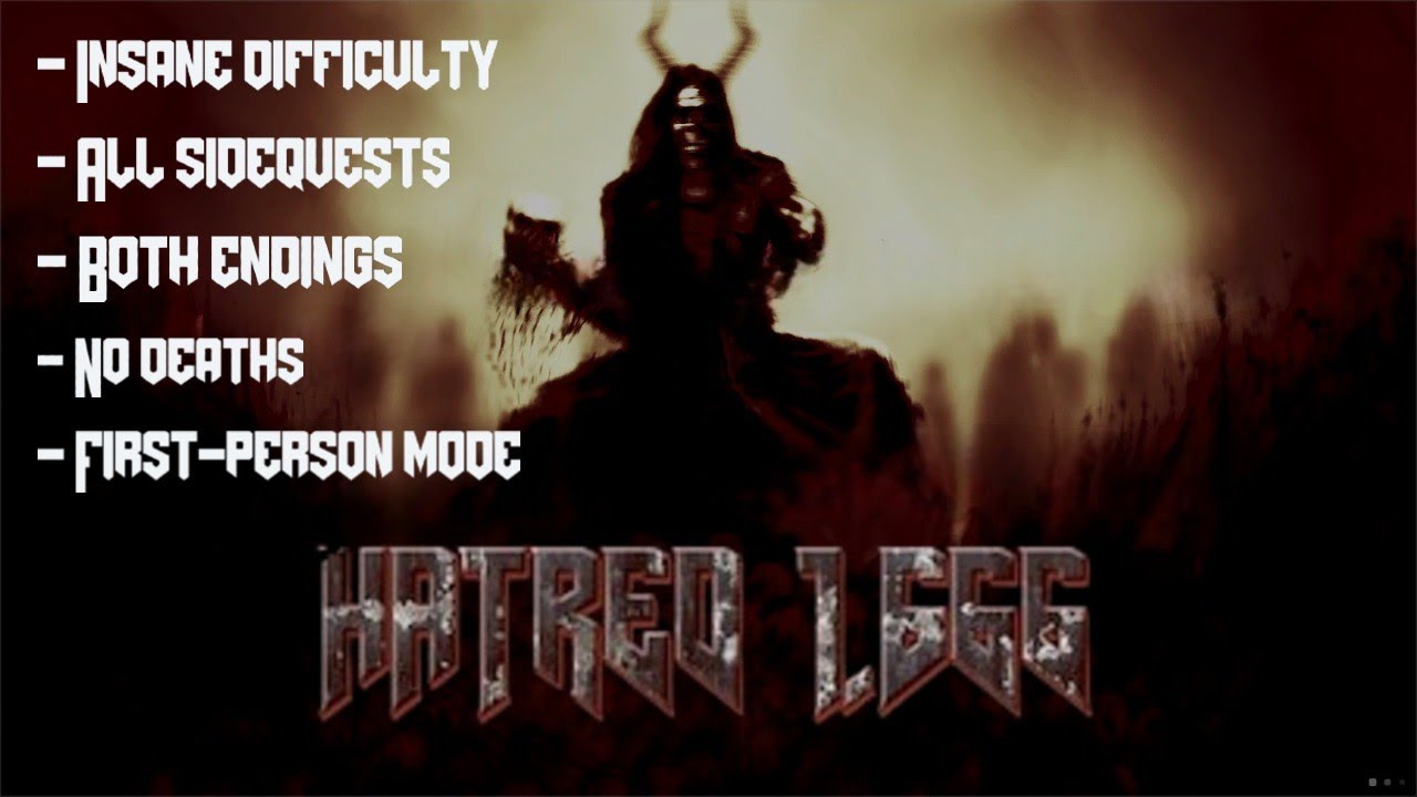 Hatred 1.666 Full Game - Insane, All Sidequests, Both Endings, No ...