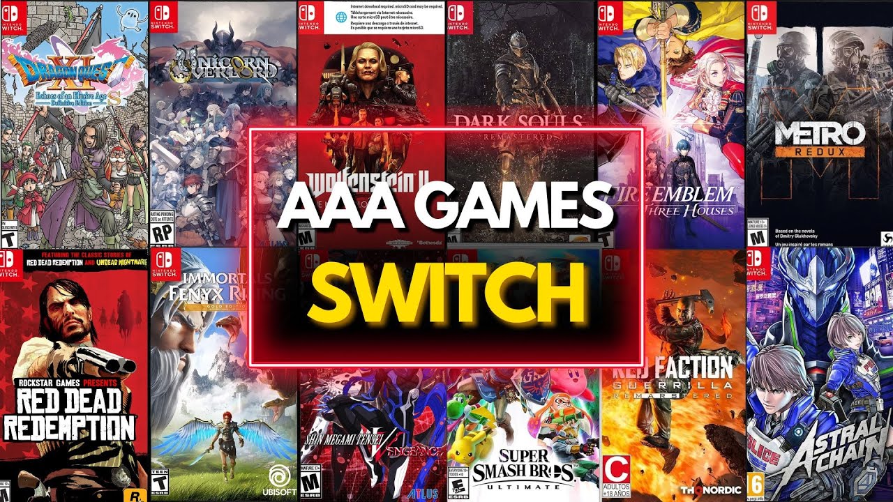 TOP 45 Best AAA Nintendo Switch Games (2025) - YouTube