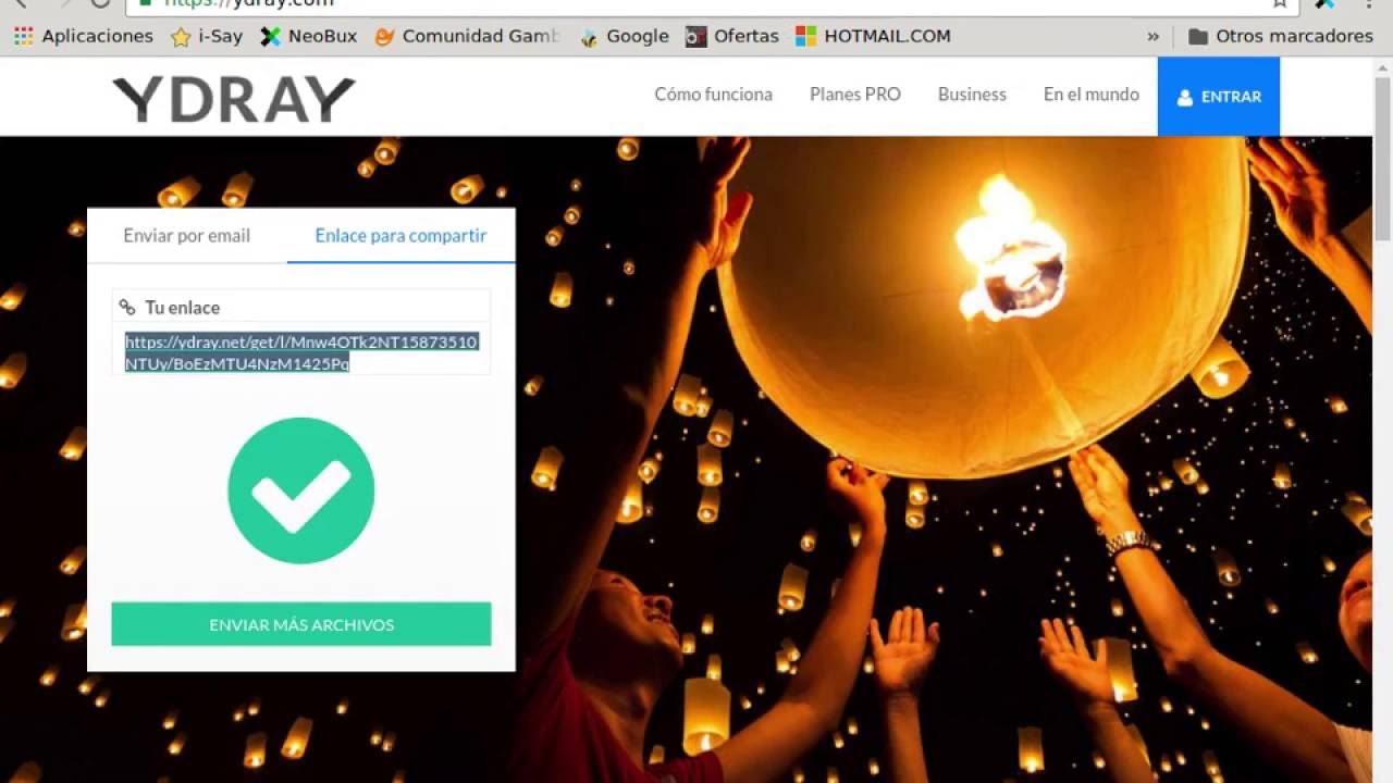 Ydray: Comparte temporalmente grandes archivos - YouTube