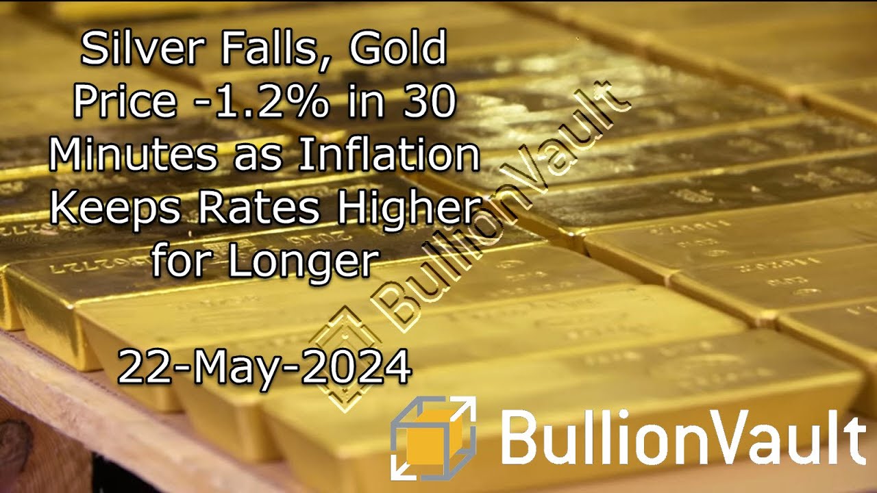 Silver Falls, Gold Price -1.2% in 30 Minutes as Inflation Keeps Rates ...