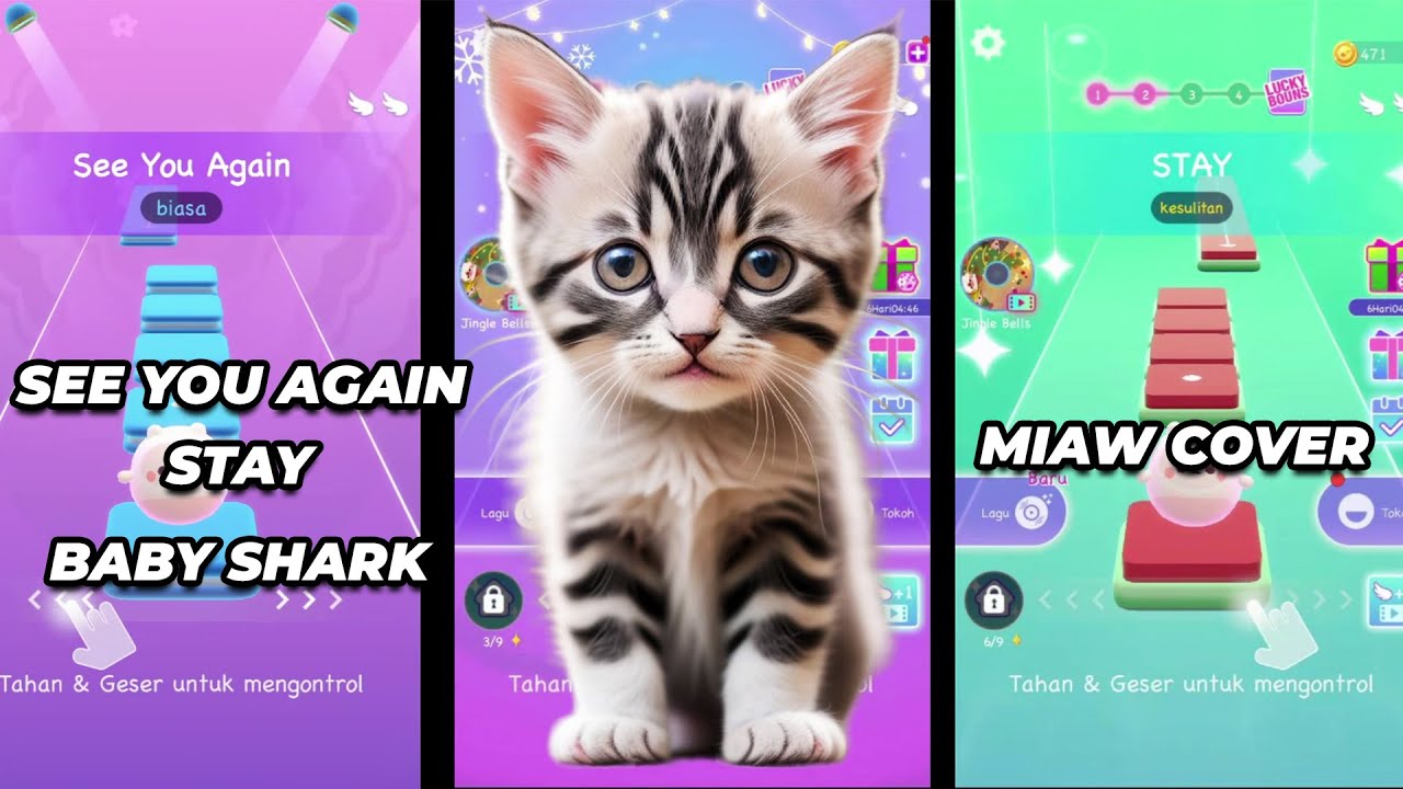 Dancing Cats Gameplay with Catchy Covers by Miaw | Farzan Channel - YouTube