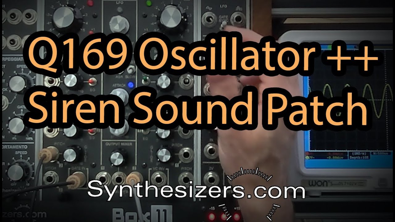 Siren Sound patch - YouTube
