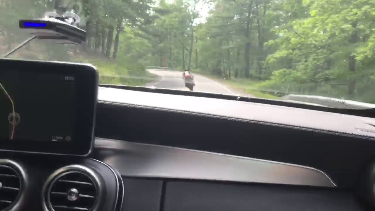 Touge bike crash on mountain - YouTube