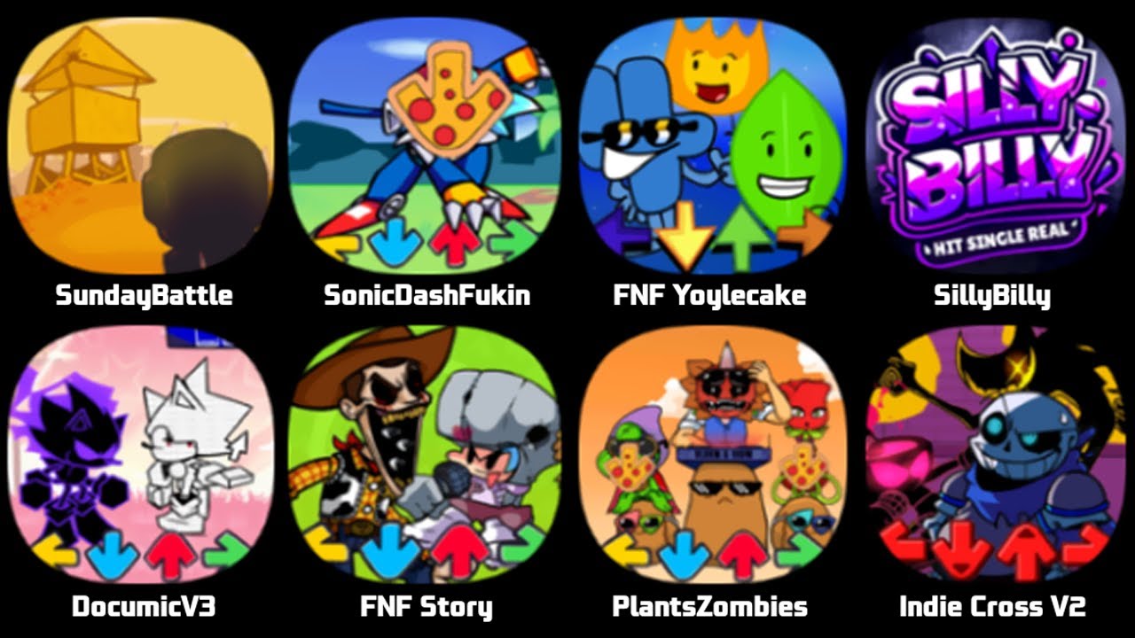 FNF Twiddlefinger, FNF Bad Things, FNF The Secret Door, FNF Literary ...