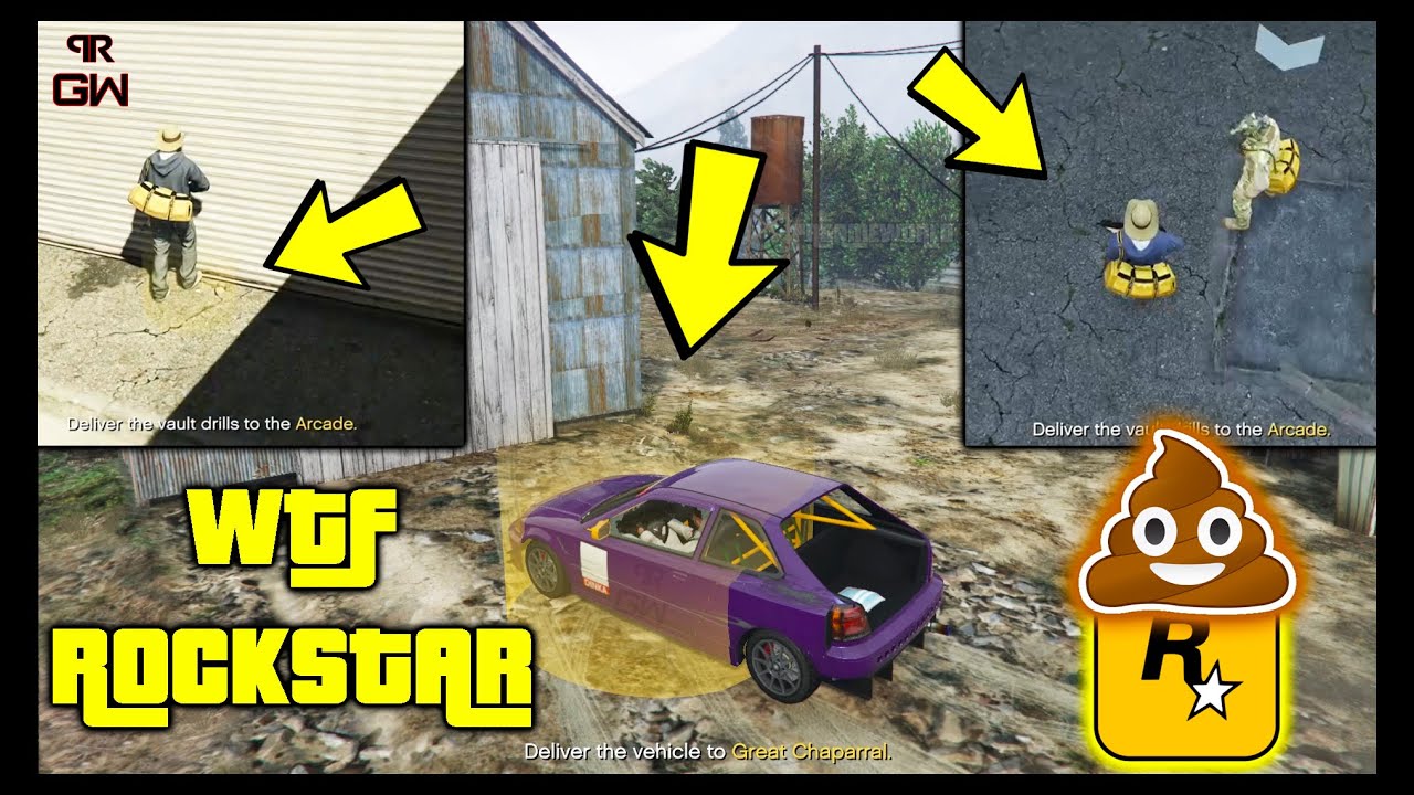 INTENTIONAL Bugs-Glitches Breaking the game ! WTF Rockstar !! GTA 5 ...