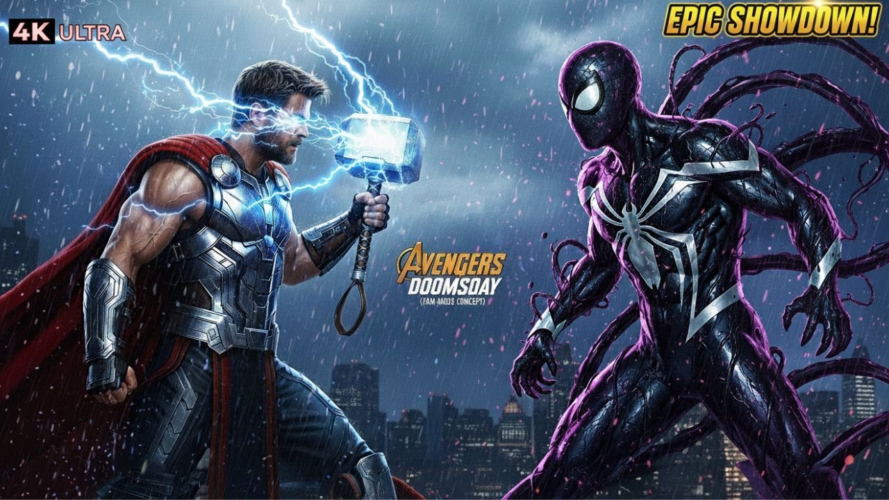 Thor vs Symbiote Spider Man Fight Scene | Avengers: Doomsday (2026 ...