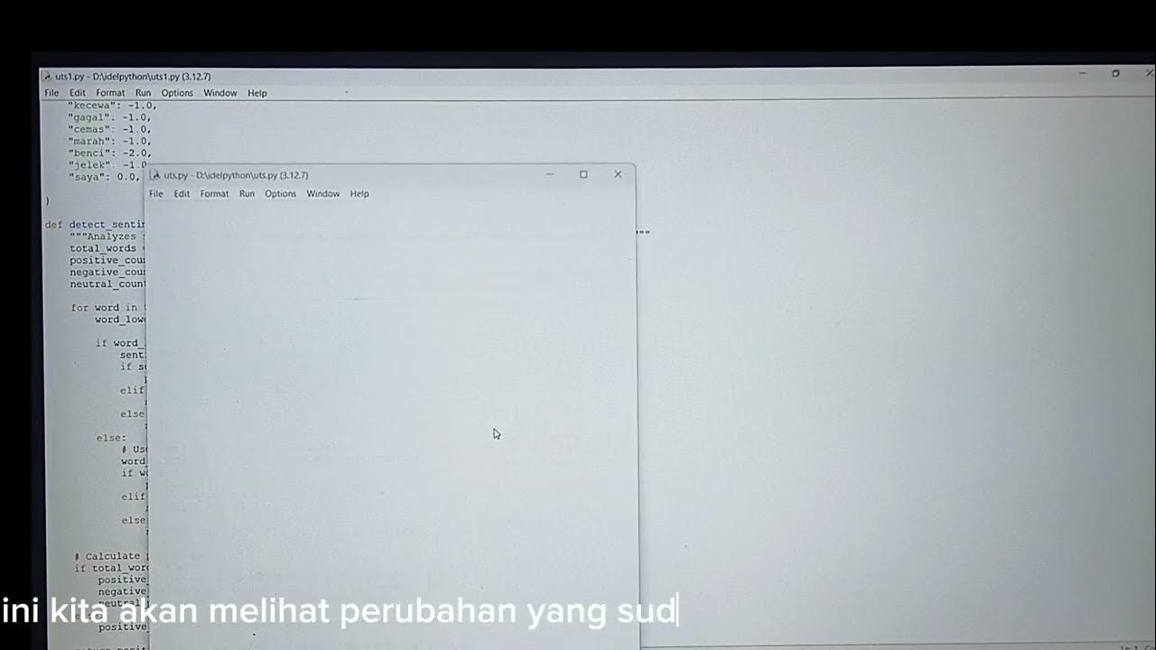 Memperbaiki kata negatif, positif,dan netral pada streamlit nltk textblob - YouTube