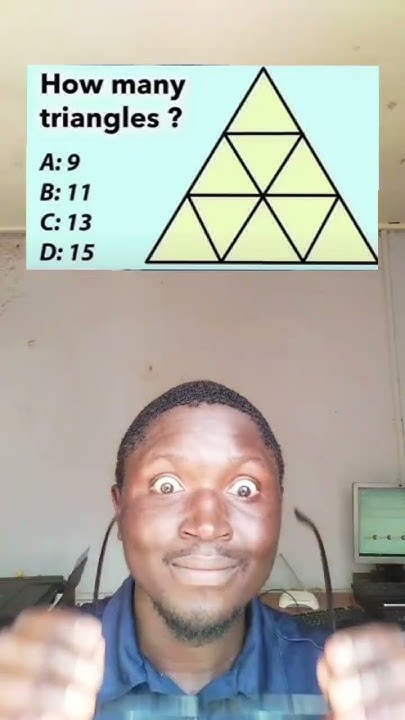 How many triangles?😜 - YouTube