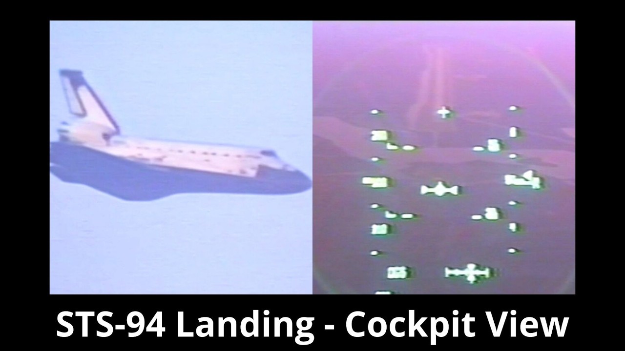 Space Shuttle Cockpit Camera on Landing | 15,000 Feet Altitude - YouTube