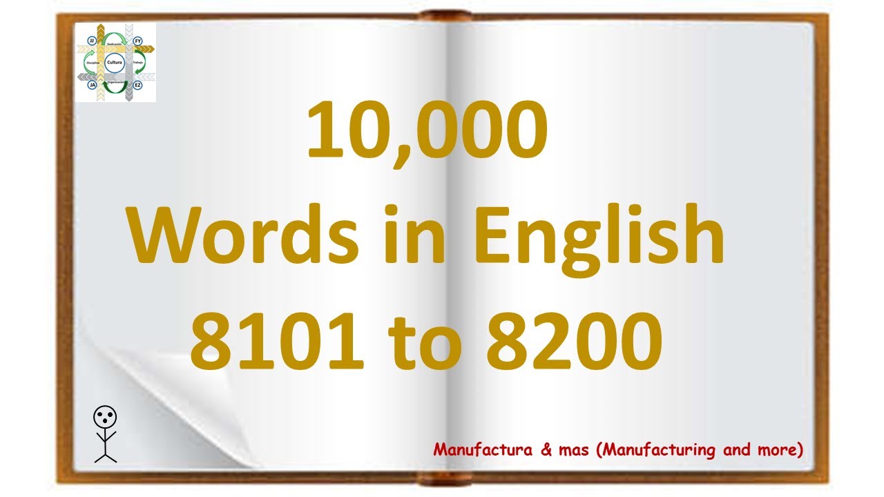 82 10,000 words used in English 8101 to 8200 - YouTube