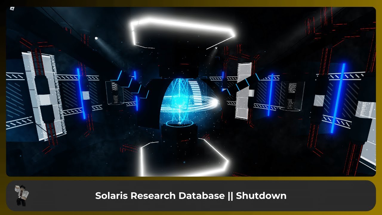 Solaris Research Database || Shutdown || Roblox - YouTube