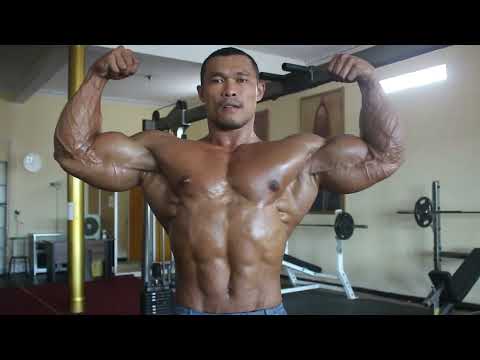 Binaraga Indonesia - Juna (Raw Video, Pumping Workout) Part 1