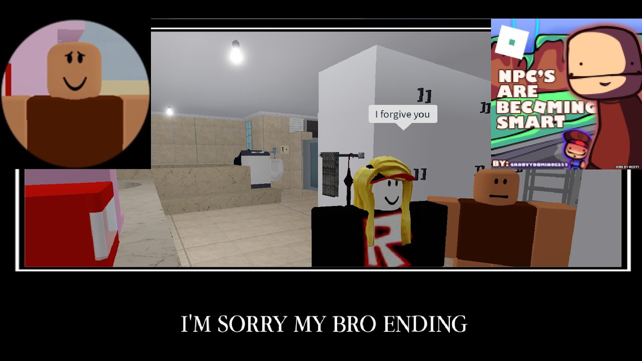 NPCs are becoming smart - I'M SORRY MY BRO ENDING | Roblox - YouTube