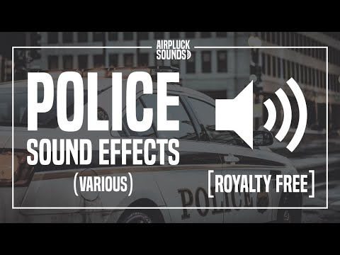 Police Sound Effects SFX Pack for Filmmaking FREE | NO COPYRIGHT