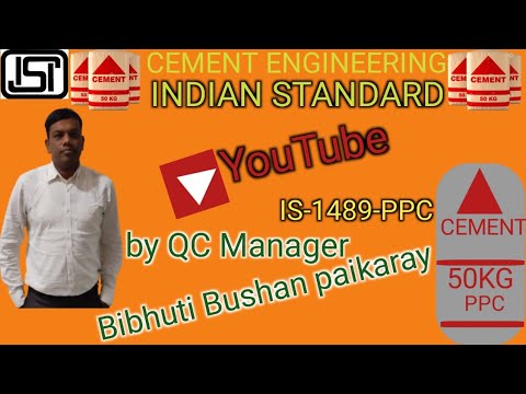 Portland Pozzolana Cement Chemical Requirement As Per Indian Standard ...