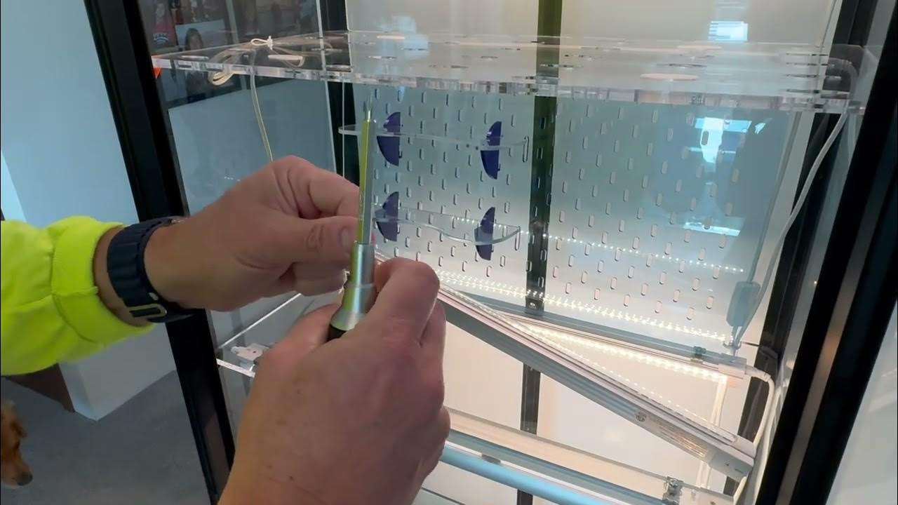 Light Buttons for Acrylic Shelves - YouTube