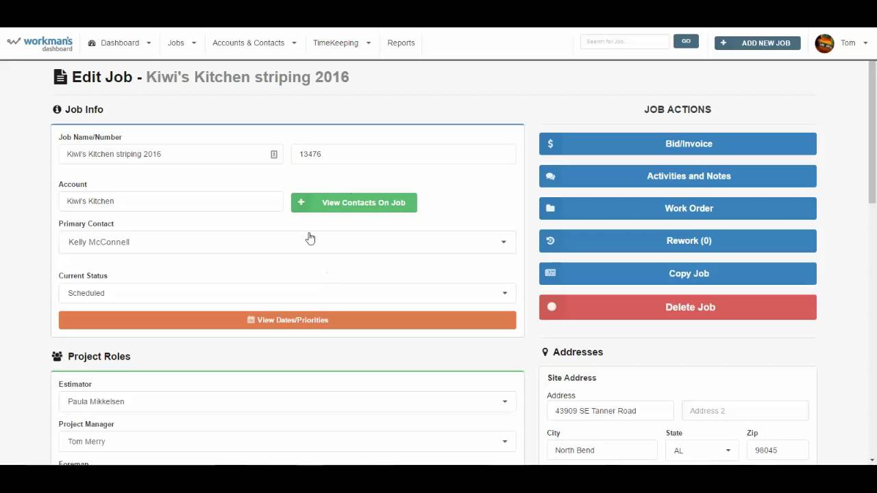 Workman's Dashboard -- Custom Field Setup Video Tutorial - YouTube