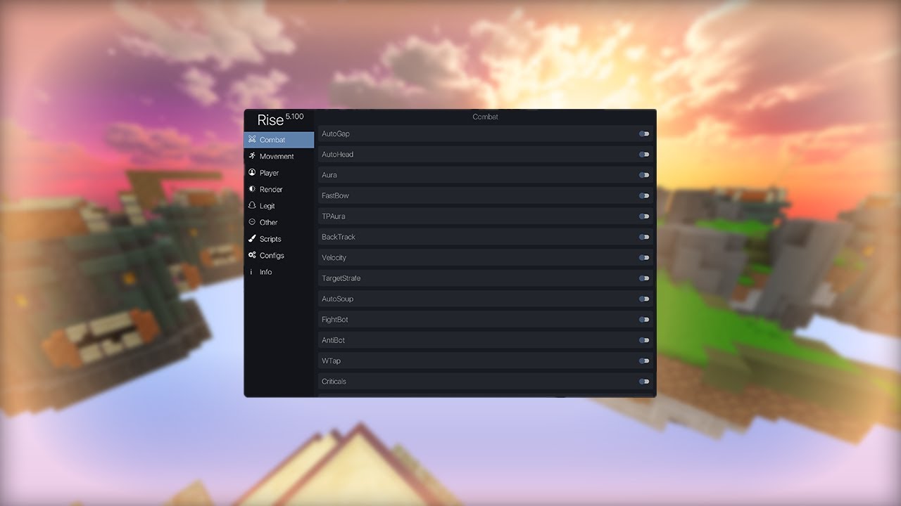 Rise - The Best Hacked client | Rise Client | Hypixel Hacking - YouTube
