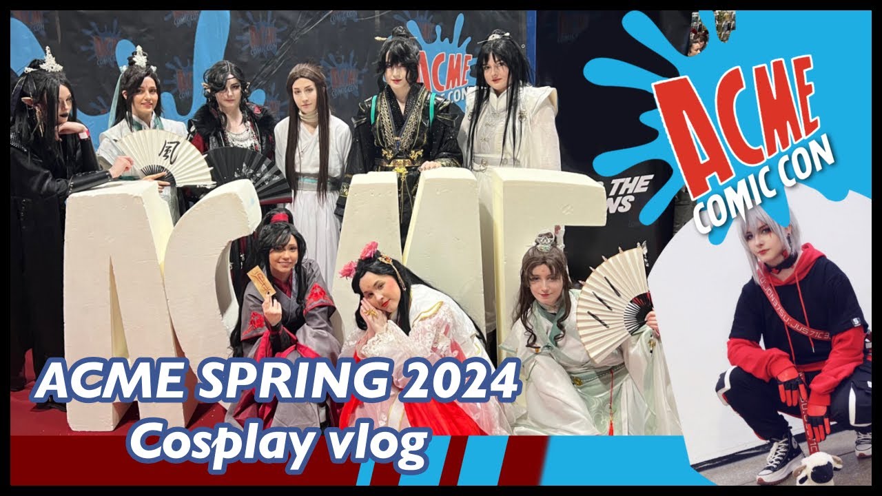 ACME Spring Comic Con【Cosplay Vlog】— TGCF, Nijisanji and More - YouTube