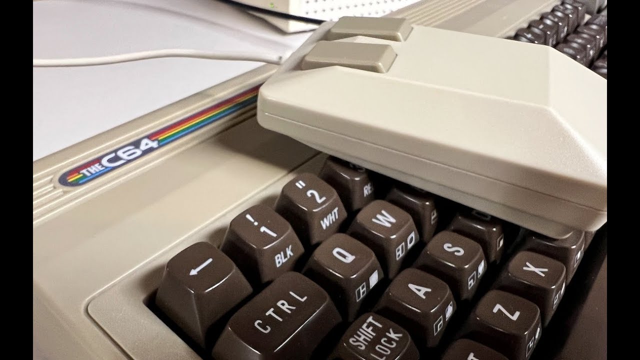1351 Mouse for your C64 Maxi on GEOS - YouTube