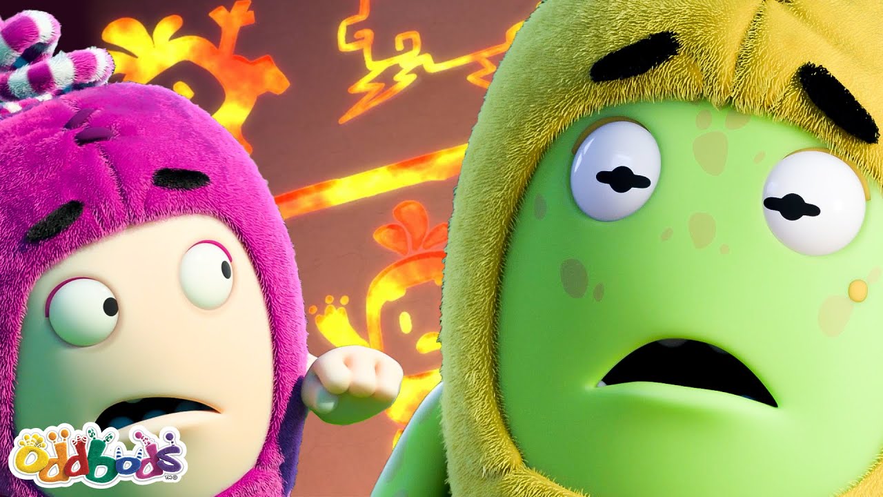 Bubbles Learns It's Not Easy Being Green 🐸 | Oddbods Cartoons | Funny ...