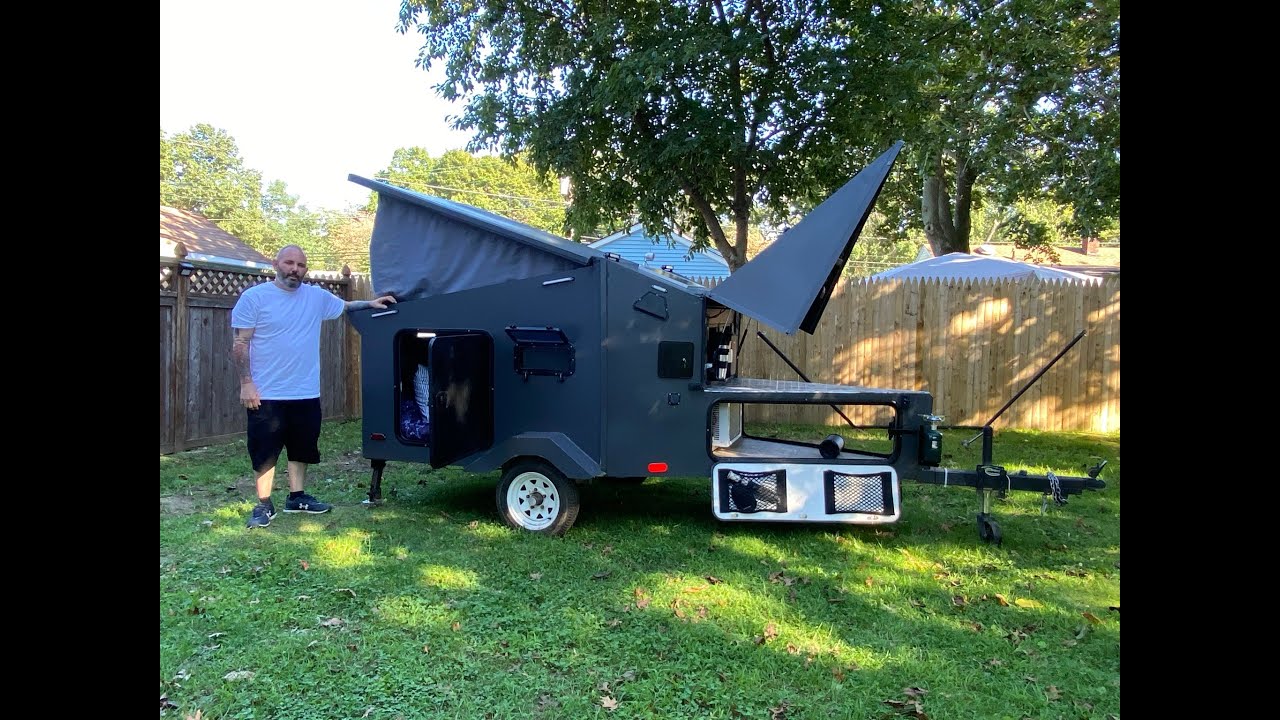 Insane! DIY Camping Trailer - YouTube
