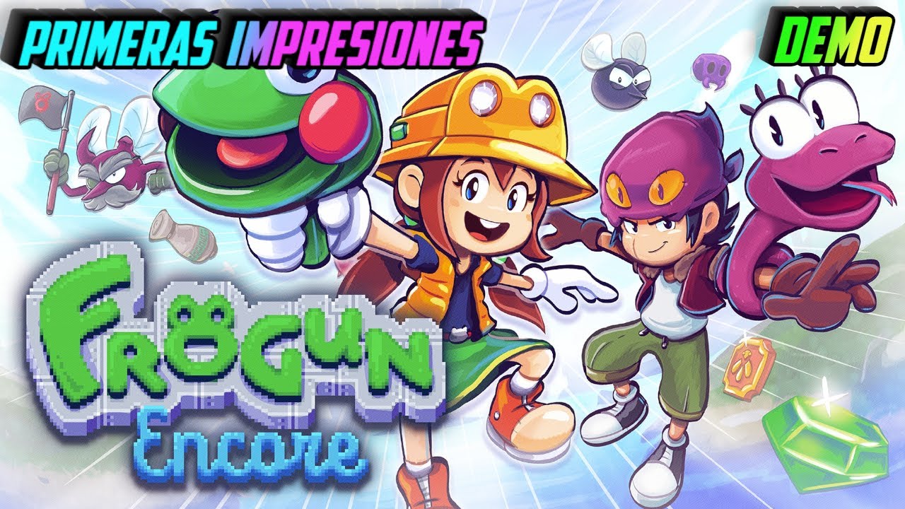 Frogun Encore (Nintendo Switch) - ¡Un plataformas 3D muy divertido ...