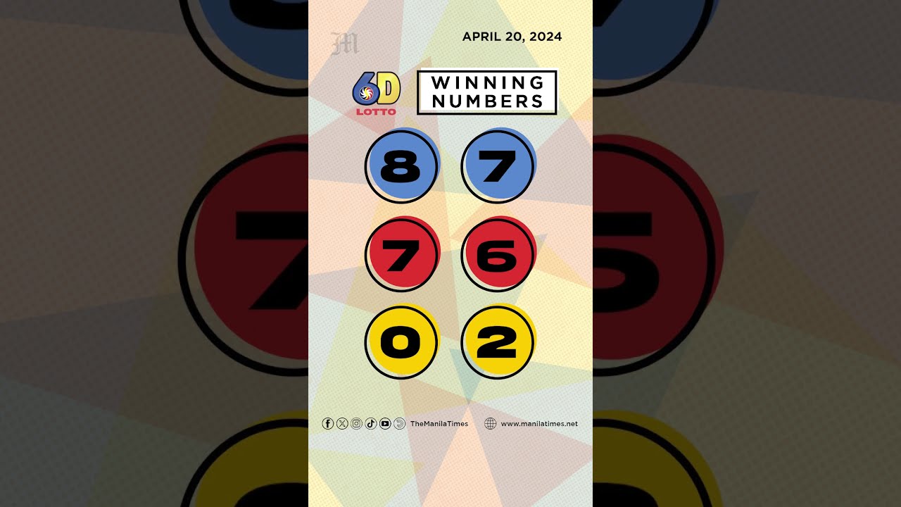 PCSO Lotto Results P29M Grand Lotto 6 55 Lotto 6 42 6D 3D 2D April 20 2024