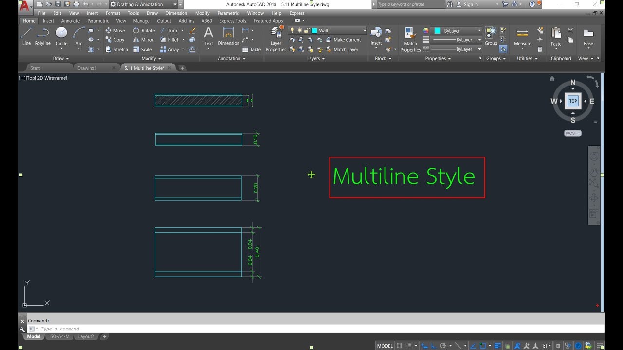 How To Create Multiline Style In Autocad Printable Online