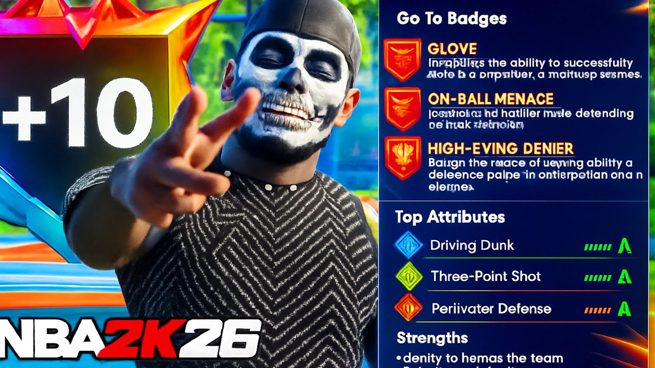NBA 2K26 SECRET CAP BREAKER LOCKDOWN BUILD GAMEPLAY - YouTube