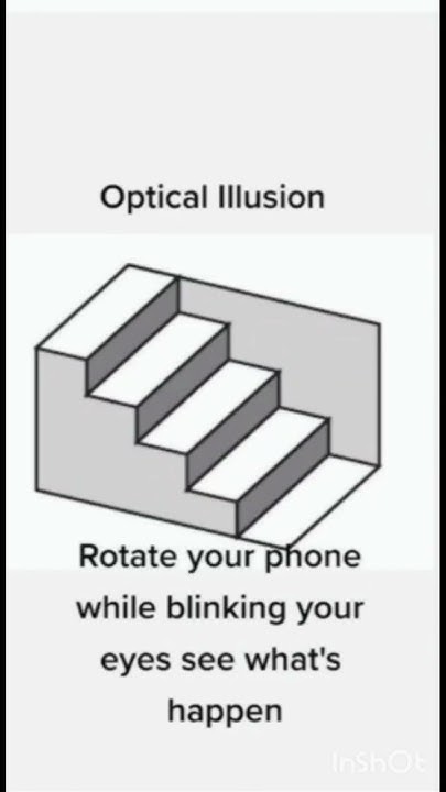 Optical illusion Rotate your Mobile phone while blinking your eyes see ...