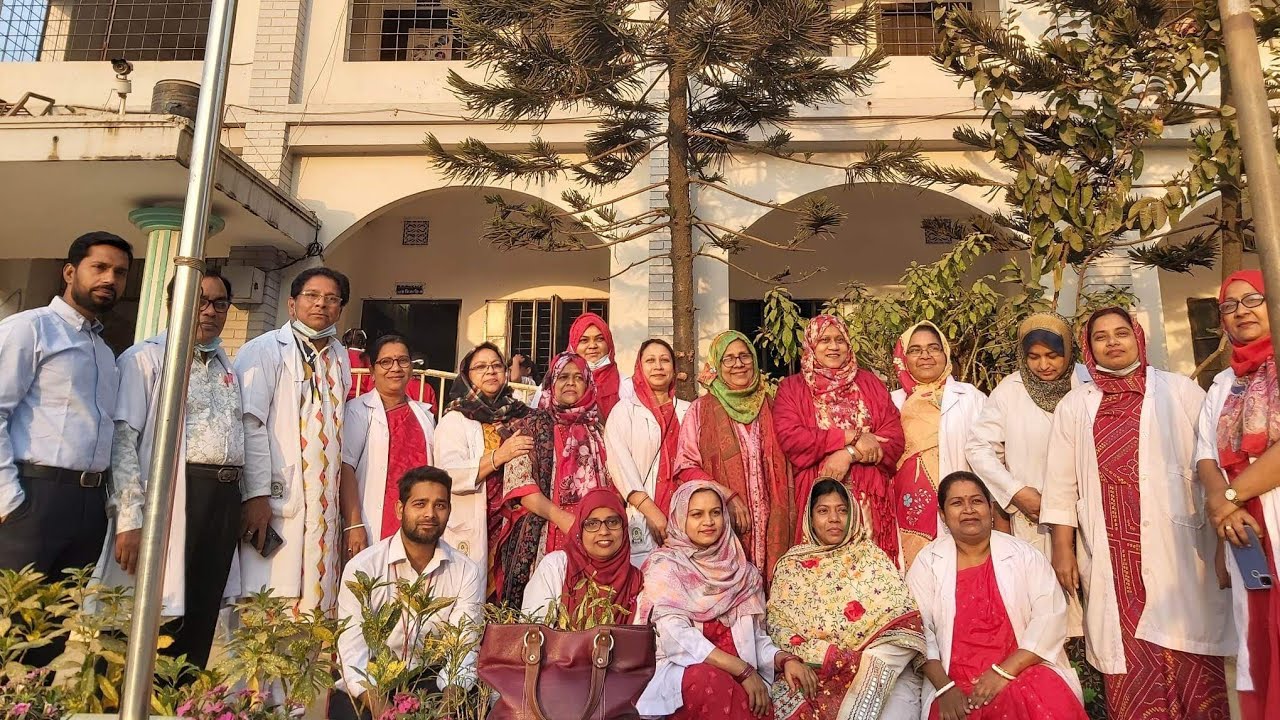 মানিকনগর মডেল হাই স্কুলে ফাল্গুনের ছোঁয়া।Falgun's touch at Maniknagar ...