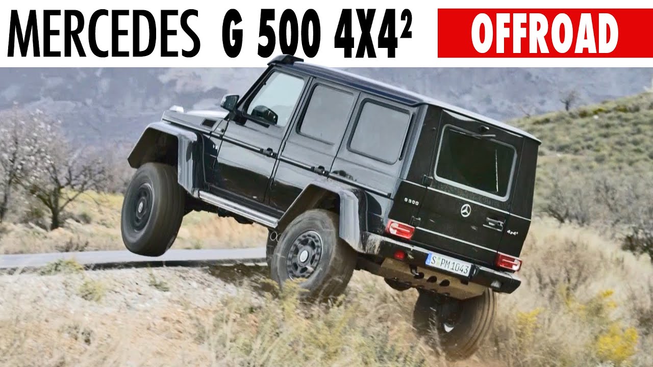 Mercedes G 500 4x4² Off-Road Test Drive - YouTube