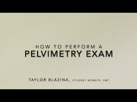 How to Perform a Pelvimetry Exam - YouTube