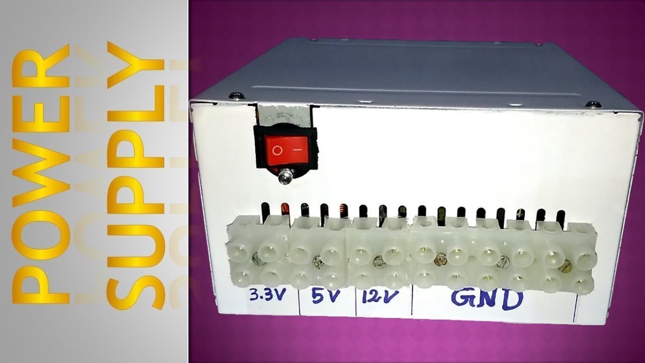 3.3V 5V 12V Power Supply From Old SMPS - YouTube