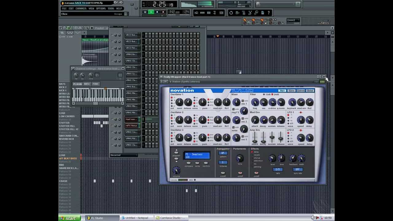 Fl Studio - Tech/hard trance tutorial - YouTube