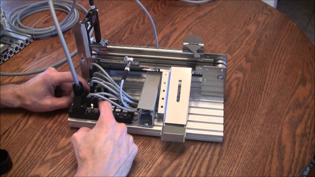 PLC Trainer - Festo Conveyor Station - YouTube