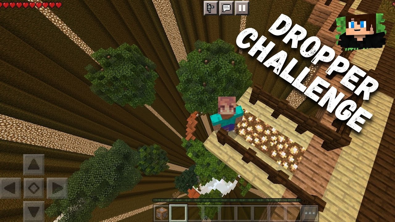 Minecraft dropper forrest | Dropper Forrest Challenge - YouTube