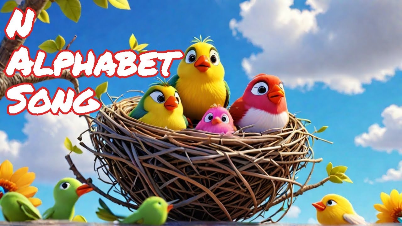 Letter N Song for Toddlers | N is for Nest | Kids Planet World - YouTube