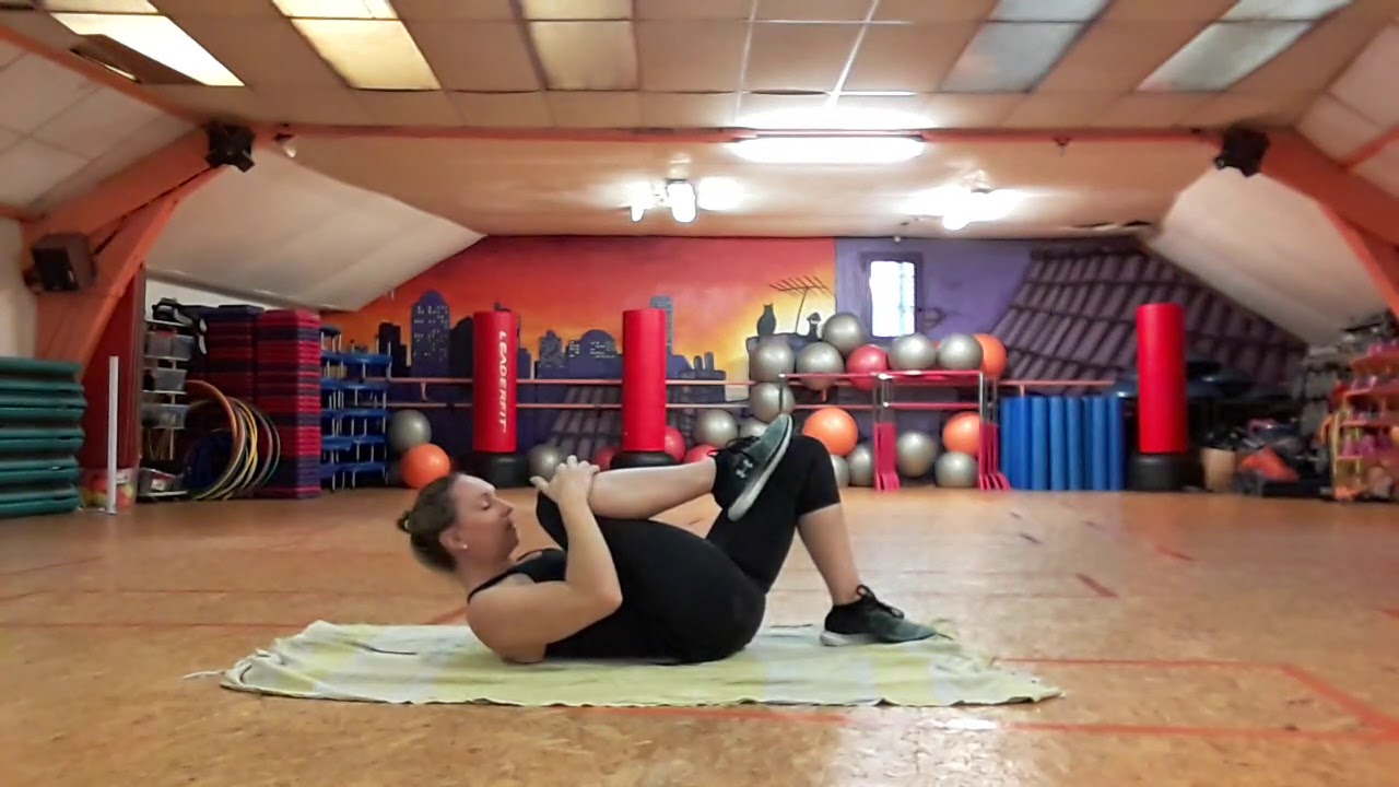 Stretching dos, ischios et fessiers - YouTube