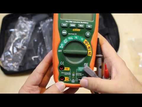 Un-boxing and Review of EXTECH EX505 Heavy Duty Industrial Multi-meter ...
