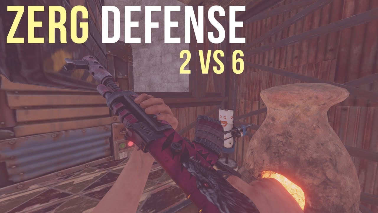 DEFENDING OUR BASE FROM A ZERG! - Rust - YouTube