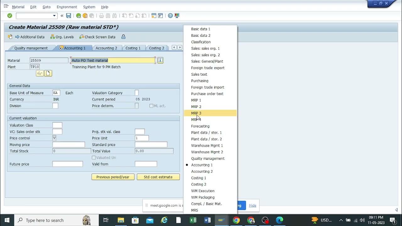SAP MM Automatic Purchase Order Creation. - YouTube