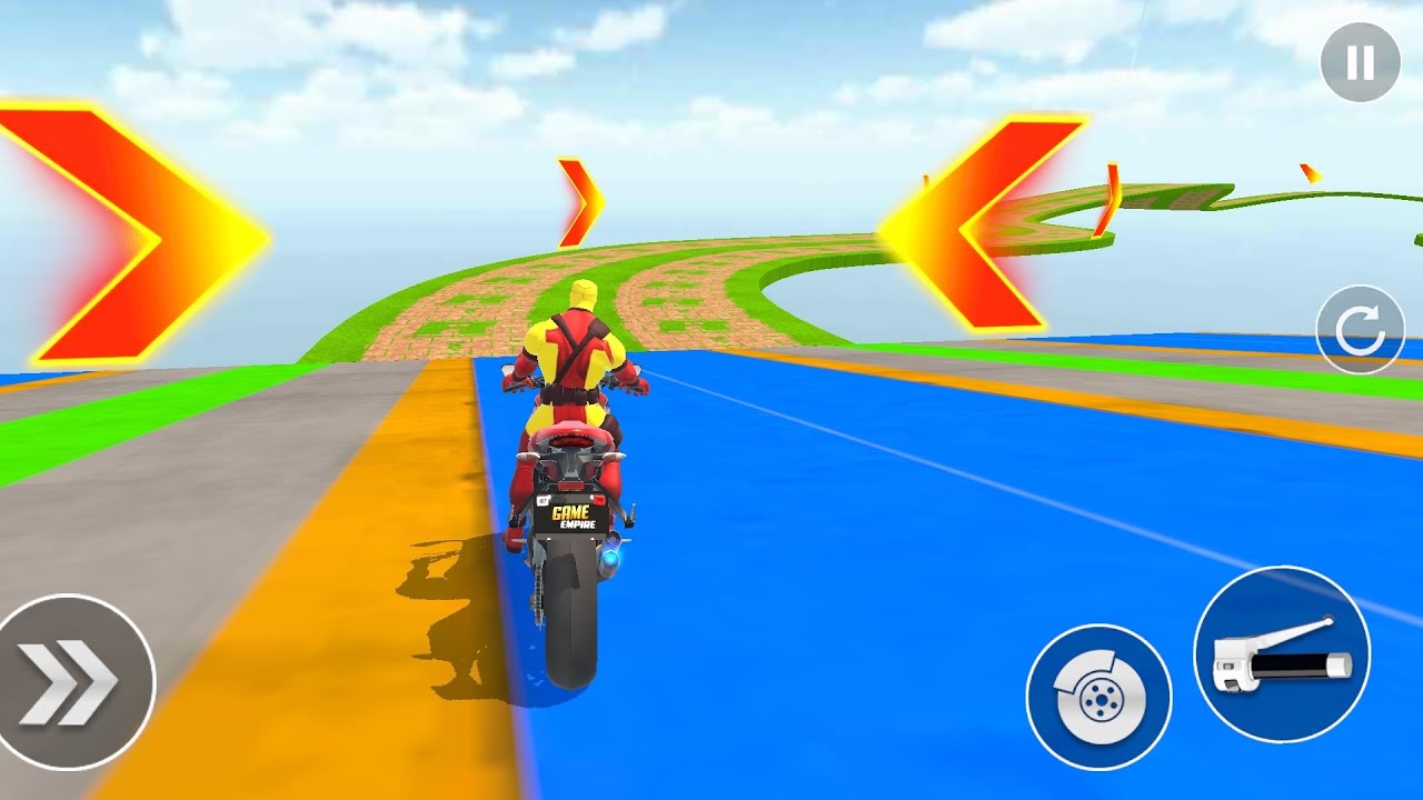 Superman Bike racing Video (part 3) - YouTube