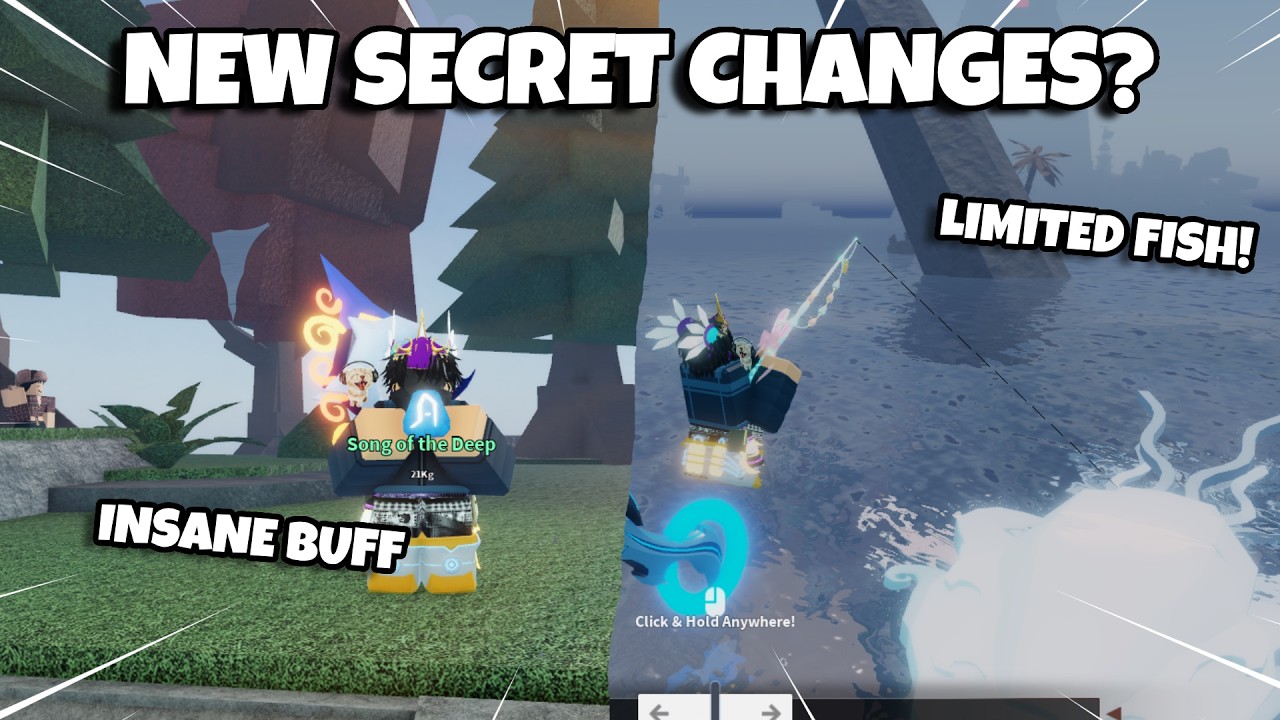Blessed Song HUGE BUFF? New LIMITED FISH EVERY DAY? | Fisch - YouTube