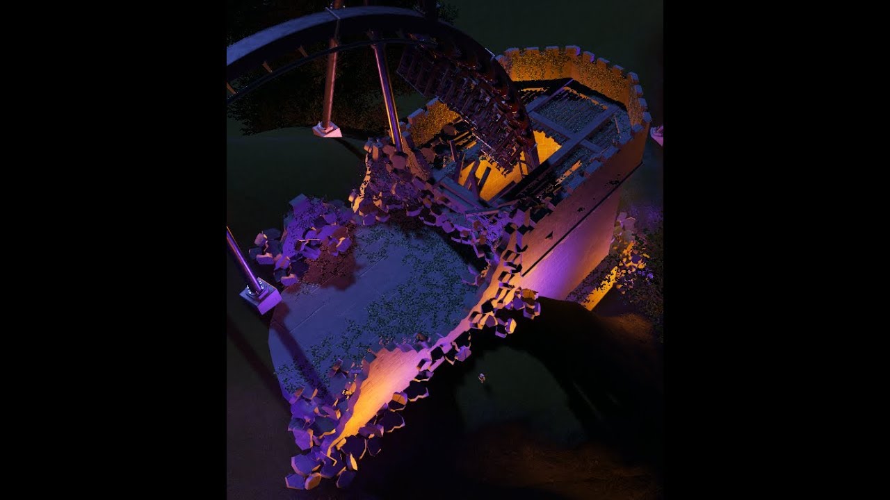 Planet Coaster - Castle Ruins Inverted Coaster (Castle Ry) Day Mode ...